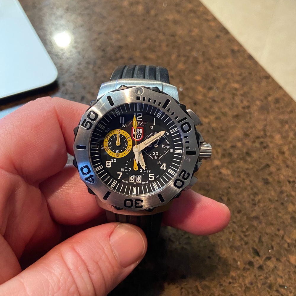 Rare Luminox 9120 Series F-16 Fighting Falcon Wristwa… - Gem